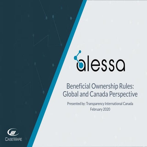 Beneficial Ownership Rules: Global and Canada Perspective | PPT
