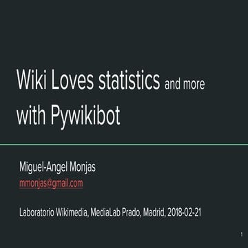 Bot programming in Wikimedia Commons with Pywikibot | PPT