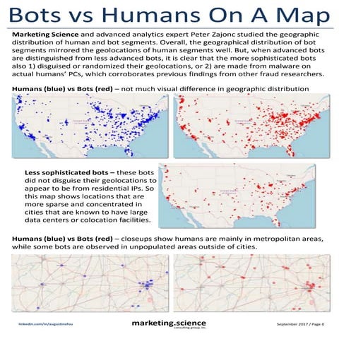 Bots vs Humans on a Map | PPTX