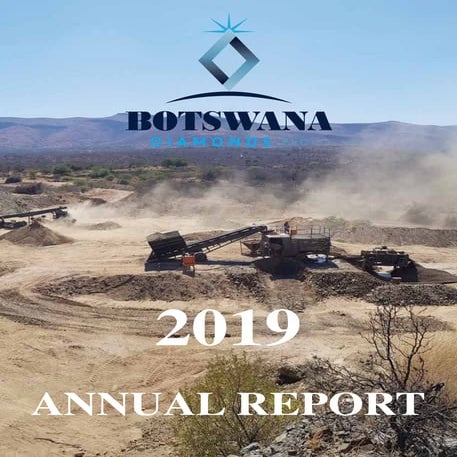 Botswana Diamonds plc 2019 Annual Report | PDF