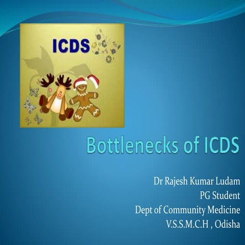 Bottlenecks of ICDS Programme | PPTX