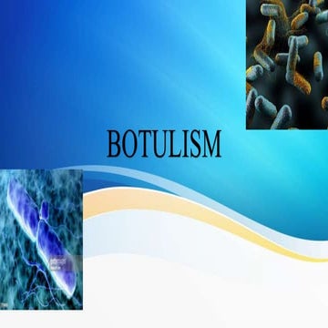 Botulism | PPT