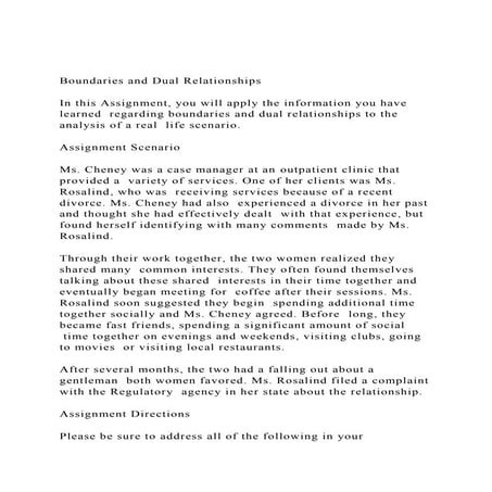 Boundaries and Dual RelationshipsIn this Assignment, you wil.docx