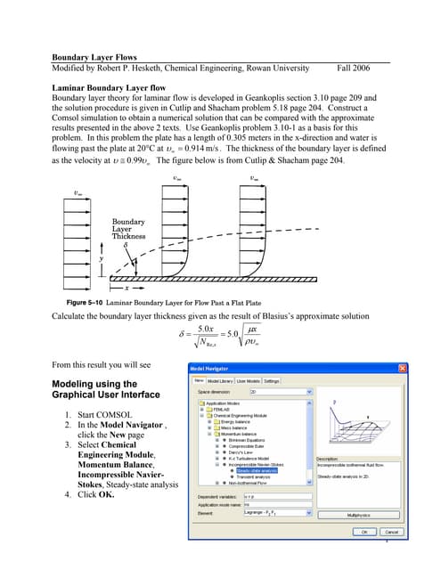 Boundary layer theory 4 | PPT
