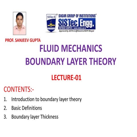 Boundary layer theory 1 | PPTX