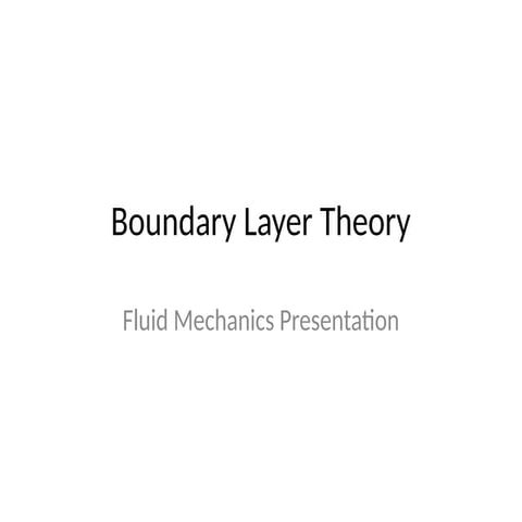 Boundary Layer theory.pptx