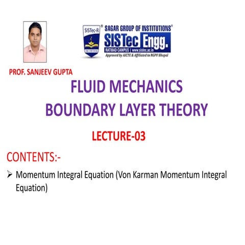 Boundary layer theory 3 | PPTX
