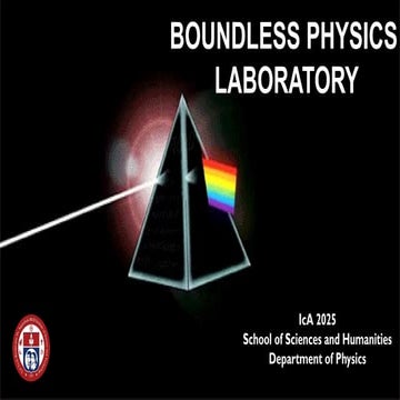 BOUNDLESS PHYSICS, BASICS FOR FIRST YEAR STUDENTS | PPTX