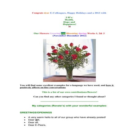 Bouquet of flowers | DOC