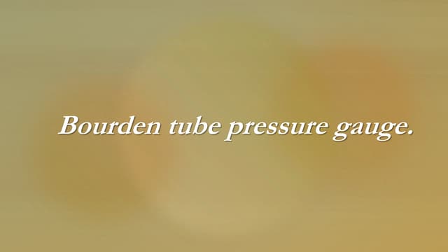 Pressure measuring devices | PPTX