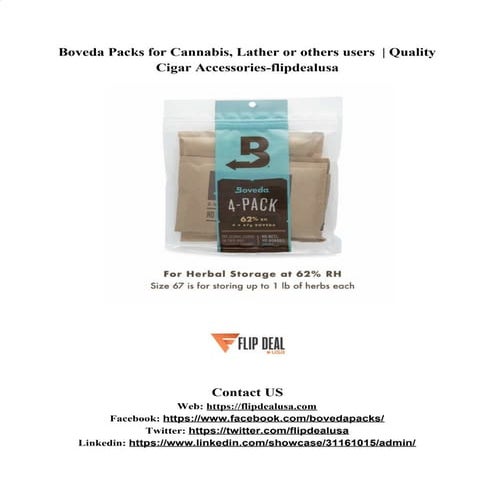 Boveda packs | PDF