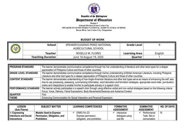 ENGLISH MELCs Grade 10 pdf version deped | PDF