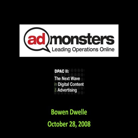 Bowen Dwelle | PPT