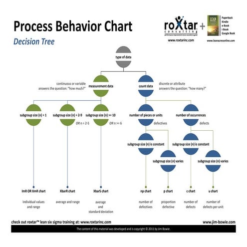Roxtar, Inc. LSS Process Behavior Chart Decision Tree | PPT