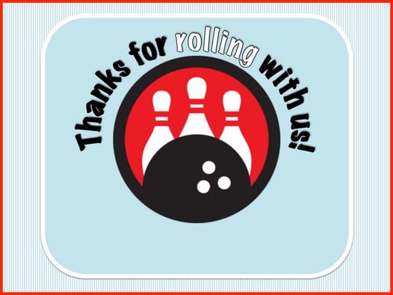 Bowling Birthday Party Centerpiece - Strike Callout | PPT