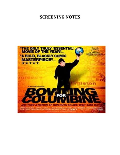 Bowling for columbine | PDF