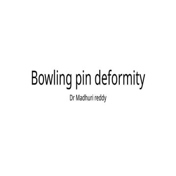 bowling pin deformity is a deformity of nose if the alar are corrected ...