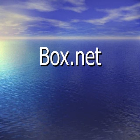 Box | PPT | Computing | Technology & Computing