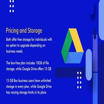 Box Vs Google Drive | PDF