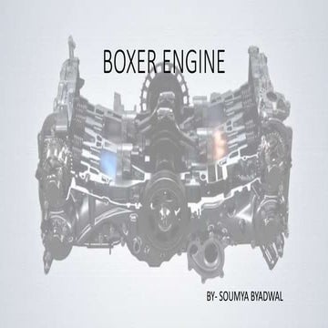 Boxer engine | PPT