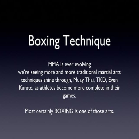 Boxing for mma | PPT