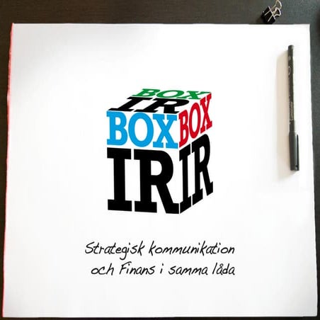 Box IR IR-enkät 2012 | PDF