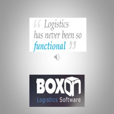 Boxon logistics