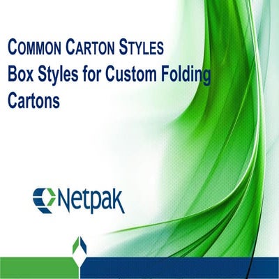 Common Carton Styles Box Styles for Custom Folding Cartons | PDF