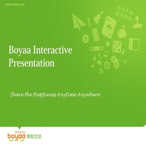 Boyaa interactive brief introduction | PPT