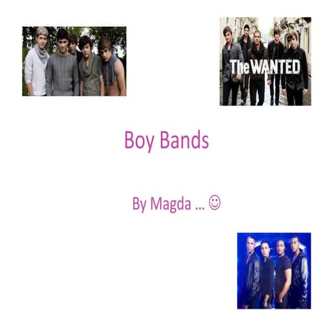 Boy bands | PPTX