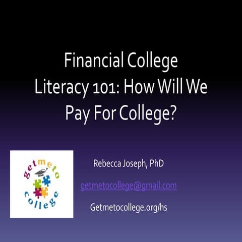 Paying for College | PPTX