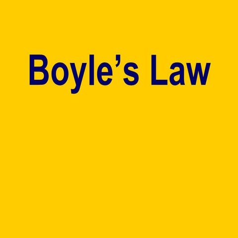 Boyle's Law.ppt.pptx grade 10 science ppt | PPTX