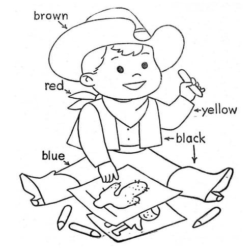 Boy to color | PDF
