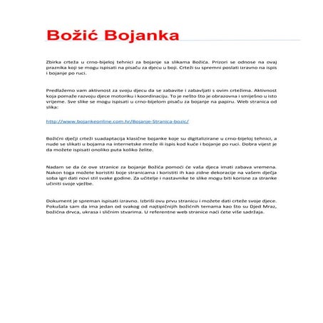 Božić Bojanka - www.bojankeonline.com.hr
