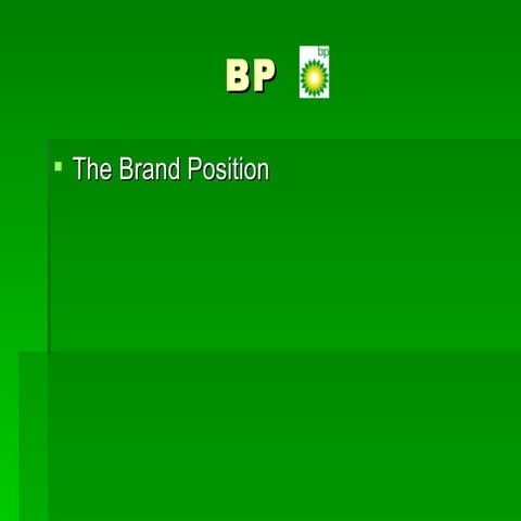 BP Branding Presentation | PPT