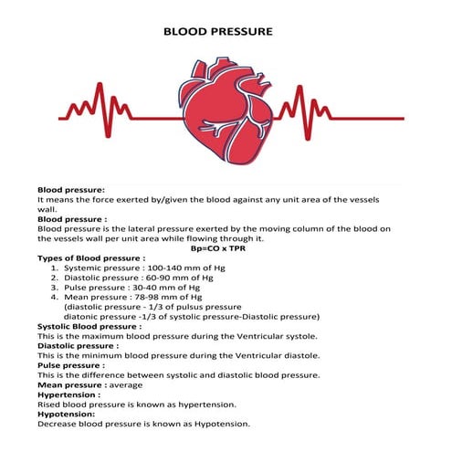 BLOOD PRESSURE | PDF