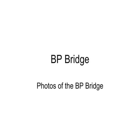 Bp Bridge | PPT
