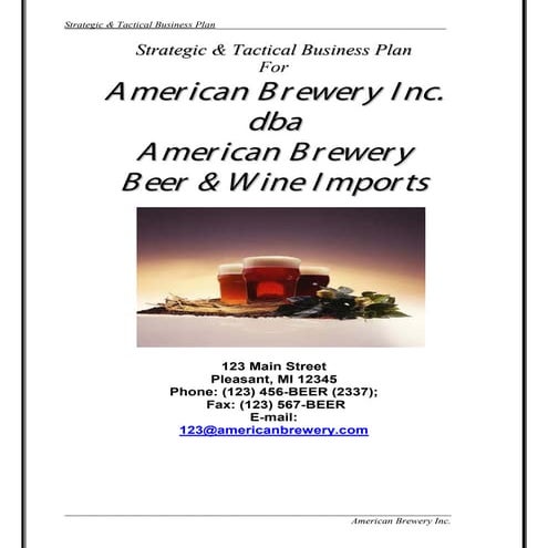 Bp sample-american-brewery-inc | PDF
