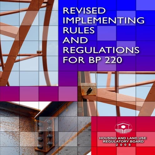 BP 220 Standards and Technical Requirements for Economic and Socialized ...