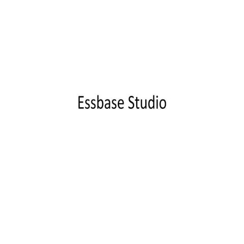 Essbase studio - Drill Through Planning via Smart View | PPT