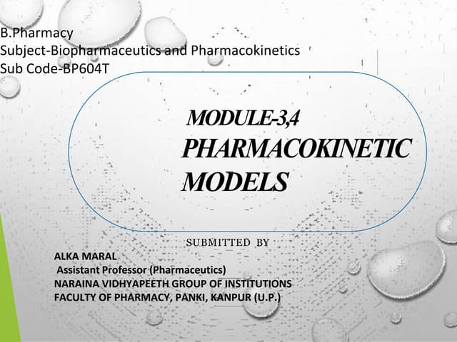 one compartment model ppt | PPTX