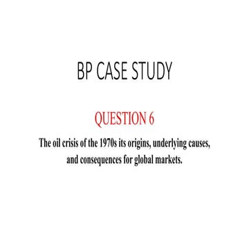 1973 oil crisis | PPTX