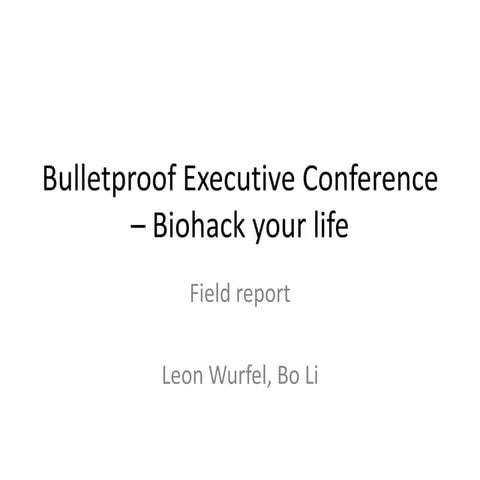 Bp conference 2013 | PPTX