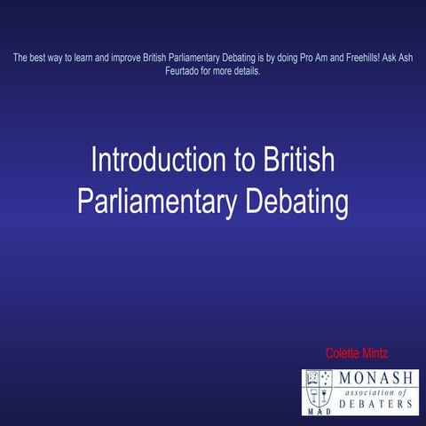 Colette - Introduction to BP | PPT