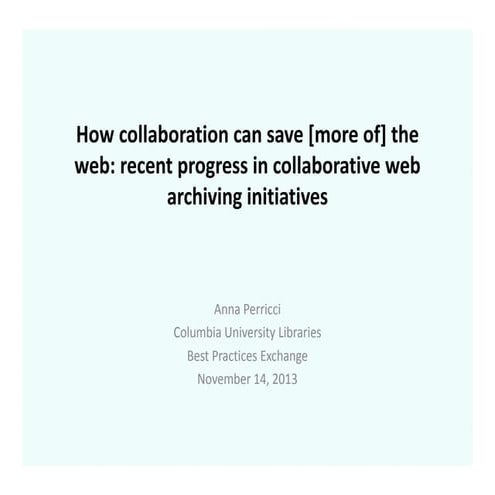 Best Practices Exchange 2013: How collaboration can save [more of] the ...
