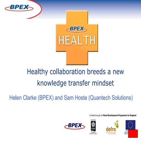 BPEX pig health initiative bsas presentation | PPT