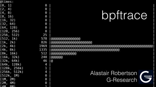 Bpftrace Tracing Summit 2018 Ppt