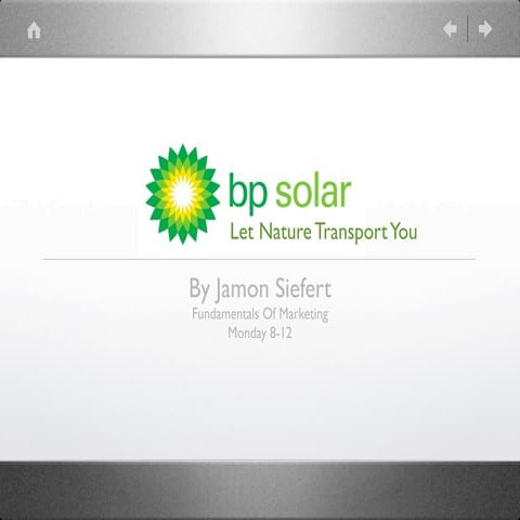 BP GO GREEN KEYNOTE | KEY
