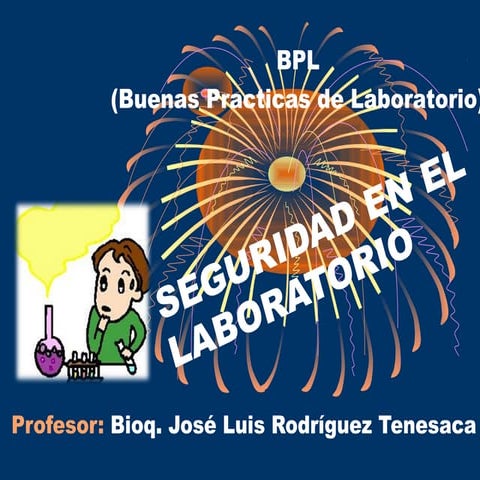 NORMAS DE SEGURIDAD DE LABORATORIO | PPT