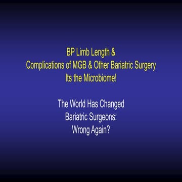 Bp limb length microbiome | PPT